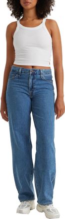 Levi's Womens 726 HR Flare Blacks, A Million Miles, 26W/32L