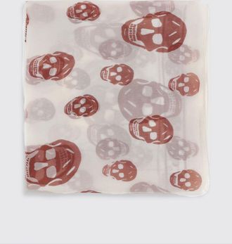 Alexander McQueen Foulard MCQUEEN Femme couleur Jaune Cr&egrave;me