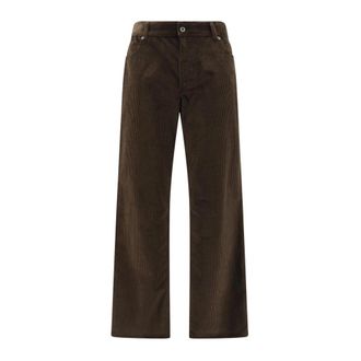 Loewe Samt-Hose - - Trousers - Damen - Braun - S