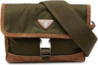 Prada Sac bandouli&egrave;re vintage doccasion - Femme - Pre-owned - Vert - Taille: ONE Size