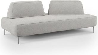 Divani.Store Newton modulares Sofa mit beweglichen Rückenlehnen T07 167 cm grau