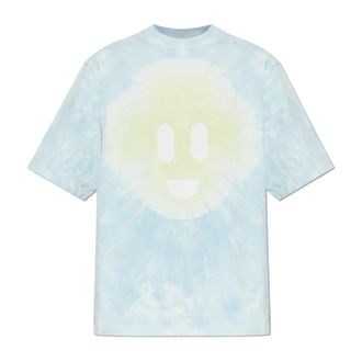 Casablanca Tie Dye Smiley T-shirt - - Tops - Herren - Blau - M