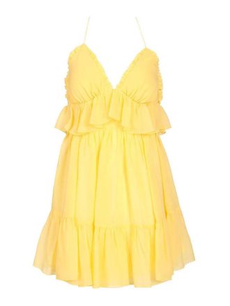 Raquel Diniz Robe Courte - Jaune