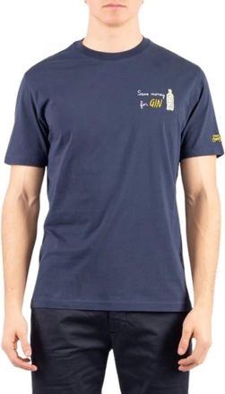 Saint Barth Homme, Tops, Bleu, Taille: XL T-Shirt Portofino