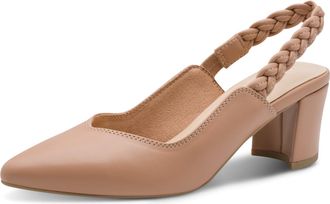 Marco Tozzi Marco Tozzi Damen Pumps weiches Feel Me Fu&szlig;bett weiches Innenfutter Modern, beige (Cappuccino), 36 EU