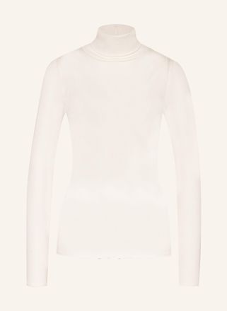 Rosemunde Rollkragenshirt Babette Aus Seide weiss