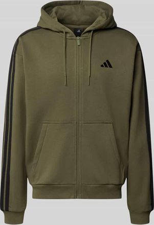 adidas Regular Fit Sweatjacke aus Baumwoll-Mix Modell M 3S FL FZ HD