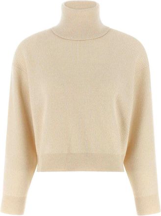 Brunello Cucinelli Rundhalspullover - Wei&szlig;