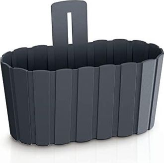 Prosperplast BOARDEE WALL 2,2L Wandtopf, Abmessungen (mm) 194x150x202, Farbe Anthrazit