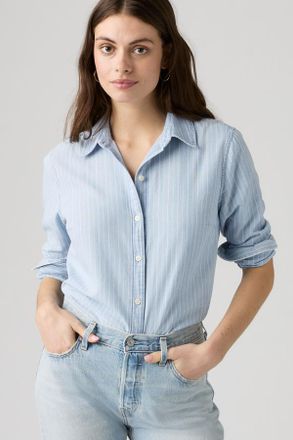 Levi's Carlile Classic Poplin Shirt - Femme - D&eacute;lavage Moyen / String Me Along - XL