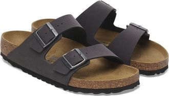 Birkenstock Arizona Birko-Flor Birkibuc Birkibuc Velvet Gray Normale Weite Gr. 41