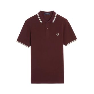 Fred Perry Klassisches Poloshirt - - Tops - Herren - Rot - S