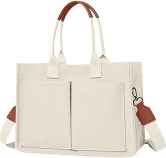 Generico Sac mort en toile - Mat&eacute;riau en coton, sacs multiples de sac de transport, femme d&eacute;paule | Spacieux sac &agrave; bandouli&egrave;re dans des couleurs simples avec f