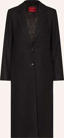 HUGO BOSS Hugo Wollmantel Mojeni schwarz