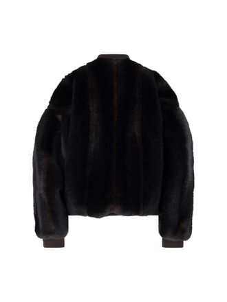Maison Margiela Womens Jackets Brown Polyester