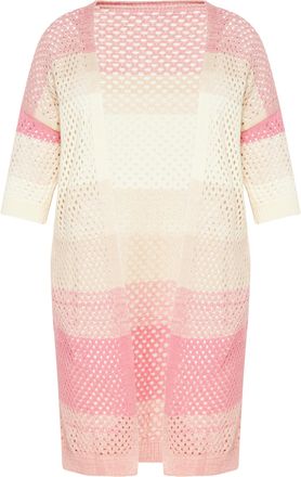 Usha Strickjacke Frauen mehrfarbig rosa