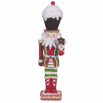 Villa D'Este Home Tivoli Sweet Christmas Nussknacker-Soldat aus Polyresin