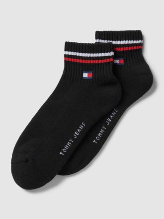 Tommy Hilfiger Sneaker-Socken mit Label-Print im 2er-Pack