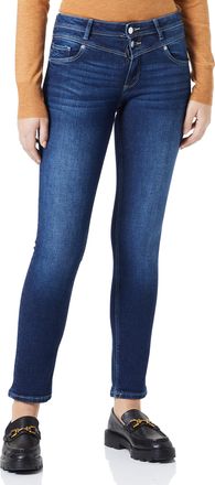 QS by s.Oliver Q/S designed by Damen 2119190 Jeans Fit Catie Slim leg, Blau, 34W / 34L EU