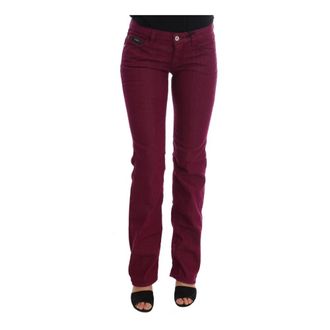 Costume National Rote Stretch-Denim-Jeans - - Trousers - Damen - Rot - W26