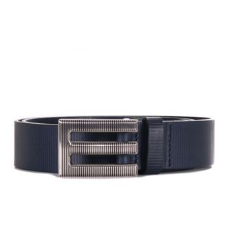 Etro Ceinture en cuir ray&eacute; - Homme - Accessoires - Bleu - Taille: 100 CM