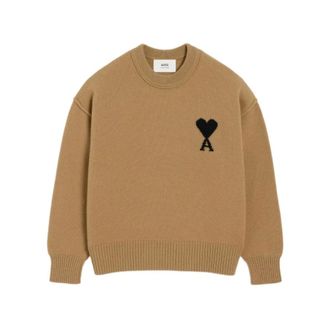Ami Homme, Pulls, Beige, Taille: XL Collection de Pulls &Eacute;l&eacute;gants
