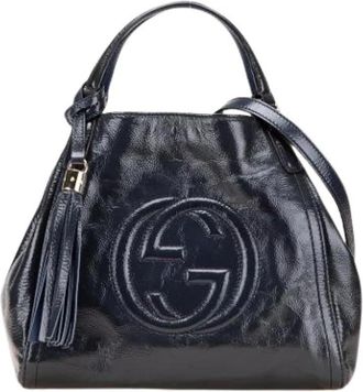 Gucci Sac &agrave; main Pre-owned Soho - Femme - Pre-owned - Bleu - Taille: ONE Size
