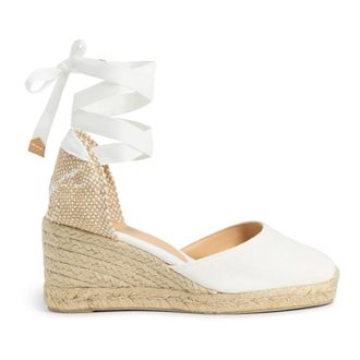 Castaner Femme, Chaussures, Blanc, Taille: 35 EU Carina/6/001 7 cm Wedges
