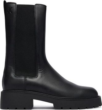 Calvin Klein Klassische Stiefeletten Chunky High Chelsea YW0YW01909 Schwarz