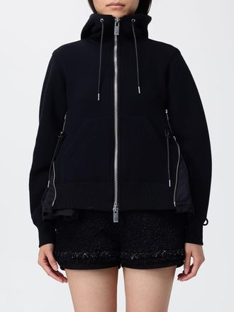 sacai Sweat-Shirt Femme couleur Noir