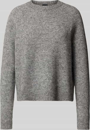 HUGO BOSS Regular Fit Strickpullover aus Alpaka-Mix Modell FEBISAN
