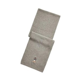 Polo Ralph Lauren unisex, Accessoires, Gris, Taille: ONE Size Bear Scarf