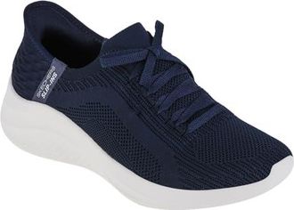 Skechers Femme Ultra Flex 3.0 Brilliant Path Basket, Navy Knit Mint Trim, 37 EU