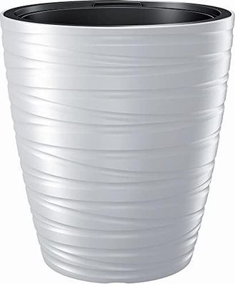 Prosperplast PET mit 16 l m&auml;nnlicher Ablagerung von 16 l in Wei&szlig; 29,6 (L&auml;nge) x 29,6 (Breite) x 32,9 (hoch) cm