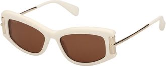 Max Mara Mm0189 Sonnenbrille - - Accessories - unisex - Beige - 52 MM