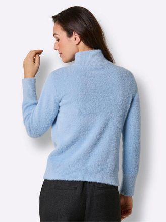 Cr&eacute;ation L Strickpullover Lyocell-Mix-Pullover Langarm Jersey