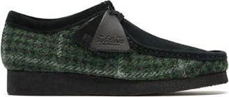 Clarks Originals Wallabee Harris Tweed Bottes pour homme Vert, Vert, 42 1/3 EU