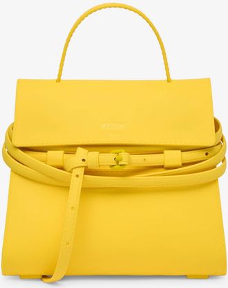 Moschino Kleine Handtasche Moschino Tie Me - Gelb