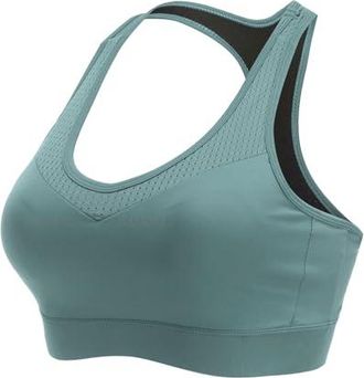 Generic Soutien-gorge de sport rembourr&eacute; pour femme - Pour yoga, fitness, entra&icirc;nement, Vert, XXL