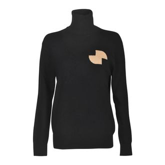 Patou Schwarzer Pullover - - Knitwear - Damen - Schwarzk - L