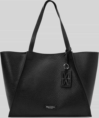 Marc O'Polo Shopper aus Rindsnappa mit Logo-Anh&auml;nger