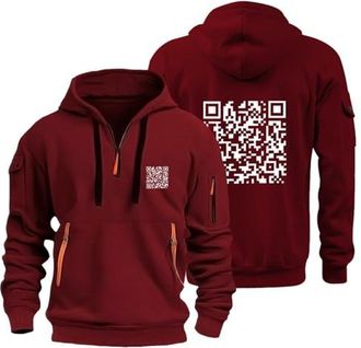 Generic 2026 Sweat &agrave; Capuche Homme Pull Homme Hiver Chaud Sweat Zipp&eacute; Manches Longues Couleur Unie Sweatshirt Sweat &agrave; Poche Zipp&eacute;e sur Le Bras