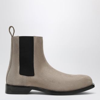 Loewe Chelsea-Stiefeletten Bobine aus hellhaselnussbraunem Wildleder