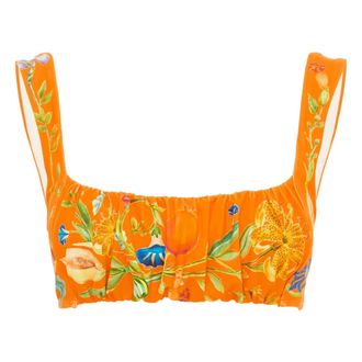 Alemais Haut de Maillot Flores Fibres Recycl&eacute;es Al&eacute;mais