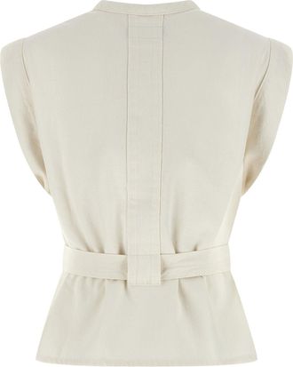 Christophe Lemaire Chasuble Vest - Cream