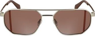 Calvin Klein Jeans GAFAS CALVIN KLEIN JEANS CKJ25202S - C: LIGHT GOLD Eye Size: 56 Bridge: 17 Sant&eacute; et soins personnels