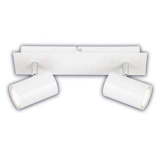 Briloner EEK A LED Deckenlampe schwenkbar, 3000K warmwei&szlig;, je 2W, je 450 Lumen, ca. 50.000h Licht, Deckenleuchte, Deckenstrahler, Wohnzimmerlampe, Schlafzimmer