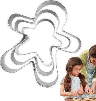 Generic Emporte-pi&egrave;ces en m&eacute;tal No&euml;l,Emporte-pi&egrave;ces de No&euml;l - Moule de d&eacute;coration de g&acirc;teau aux biscuits,Emporte-pi&egrave;ces de qualit&eacute; alimentaire pour no&euml;l, moul