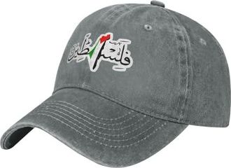 Generic Casquette De Baseball Palestine Arabie Saoudite Nom avec Drapeau Palestinien Classique Casquettes De Golf L&eacute;ger Ext&eacute;rieur Sunhat pour Sports Randonn&eacute;e