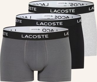 Lacoste 3er-Pack Boxershorts grau